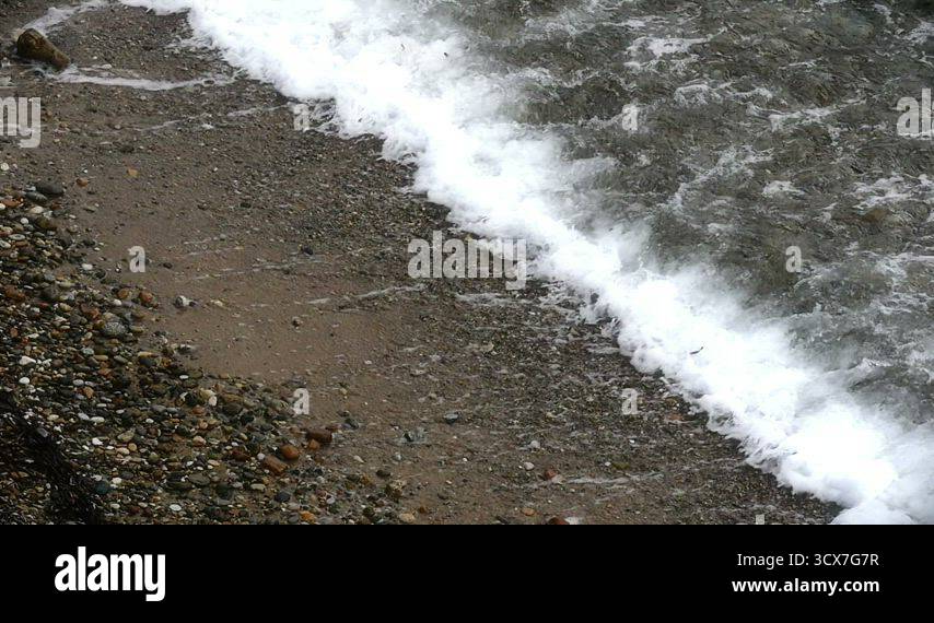 sea wave top view slow motion Stock Video Footage - Alamy