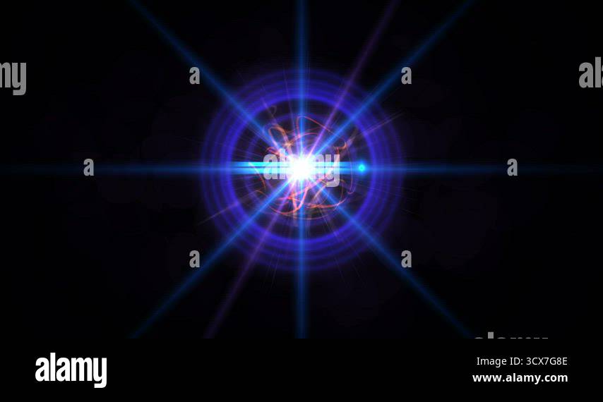 pulse star ray light space 4k Stock Video Footage - Alamy