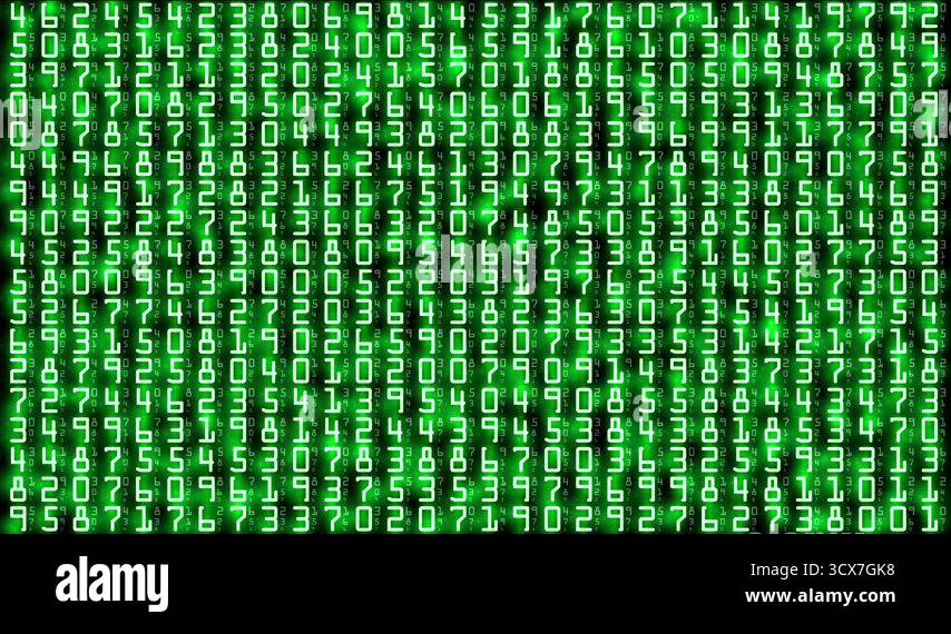 data number matrix 4k Stock Video Footage - Alamy