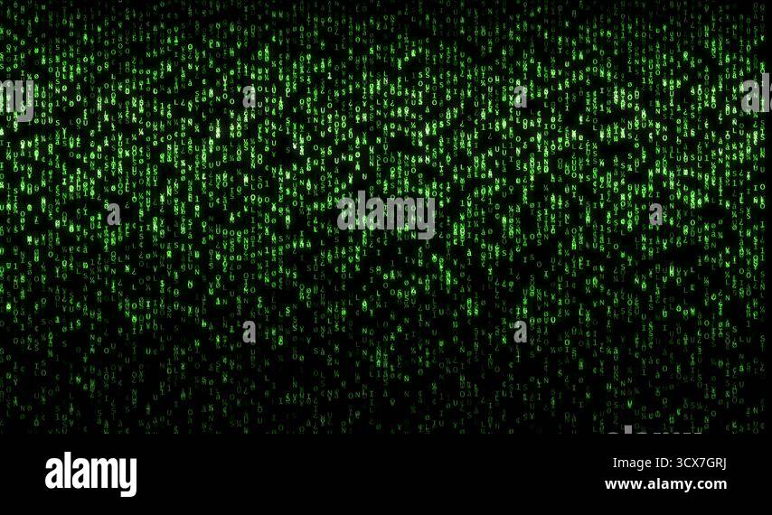 matrix number screen 4k Stock Video Footage - Alamy
