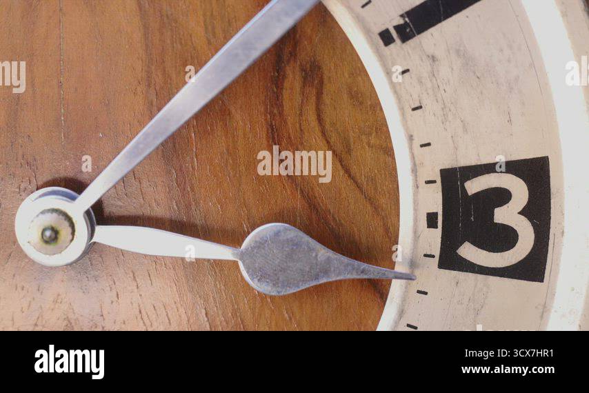 Second hand clock movement Stock Video Footage - Alamy