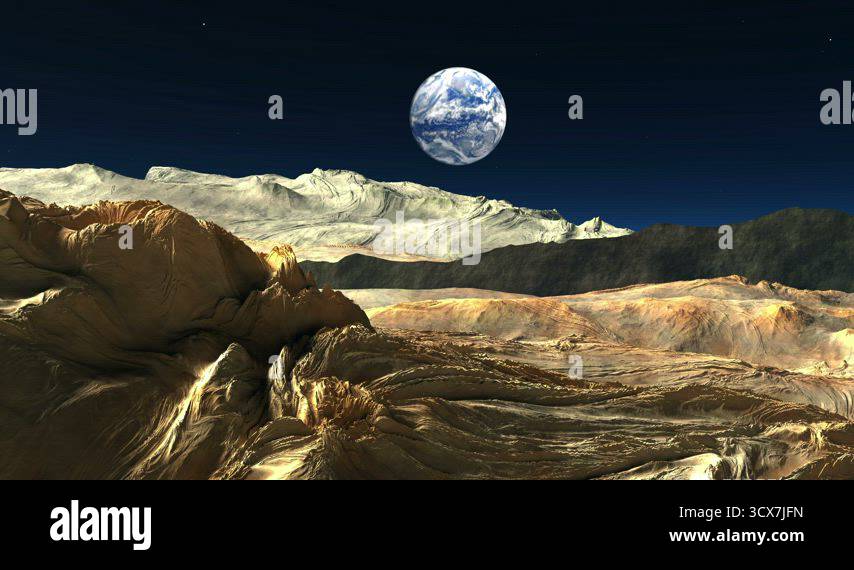 moon in space 4k Stock Video Footage - Alamy