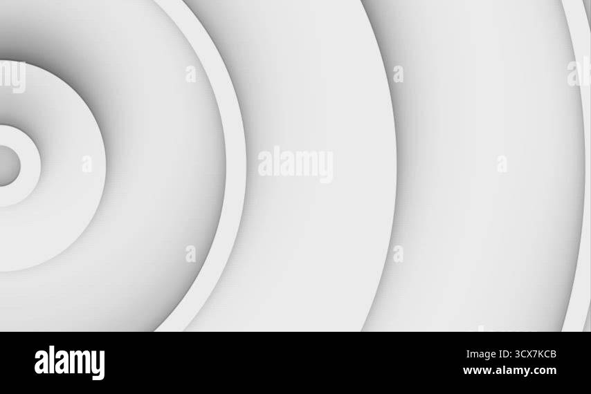 Looping background animation with white concentric circles moving from ...