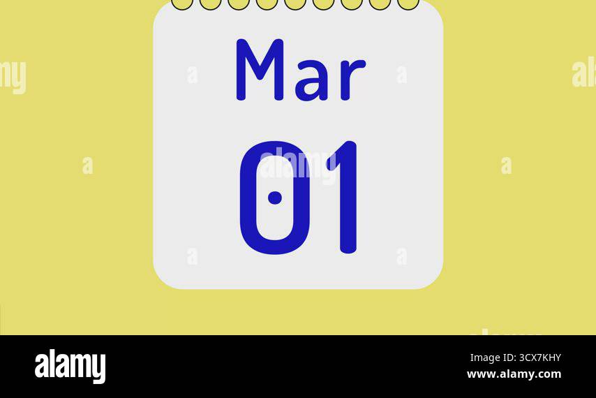 Colorful march calendar Stock Videos & Footage - HD and 4K Video Clips ...