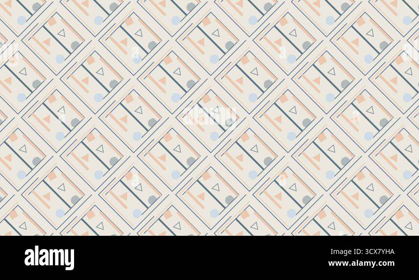 Geometric pattern background with shapes Stock Video Footage - Alamy