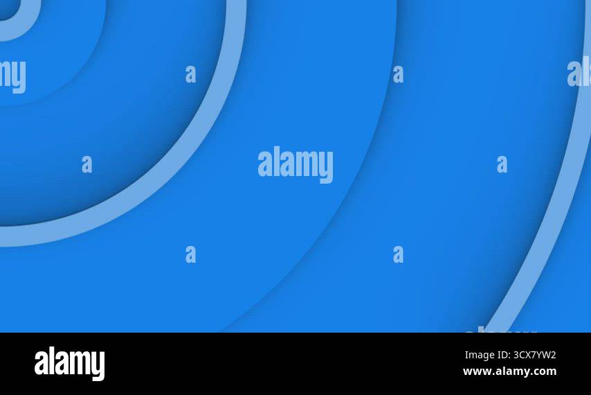 Looping background animation With blue concentric circles moving from ...