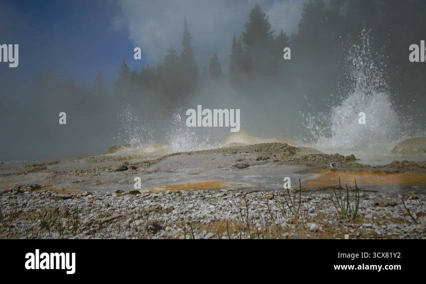 Geysers boiling water orange Stock Videos & Footage - HD and 4K Video ...