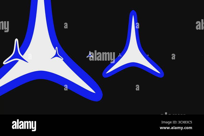 Rotating triangle animation background Stock Video Footage - Alamy