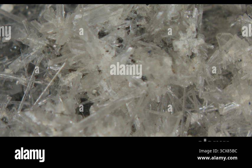 White glass selenite crystal needles Stock Videos & Footage - HD and 4K ...