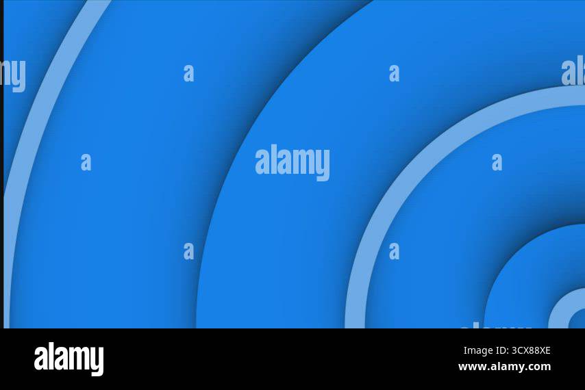 Looping background animation With blue concentric circles moving from ...