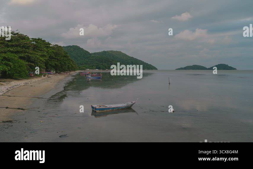Permatang damar laut fishing village Stock Videos & Footage - HD and 4K ...