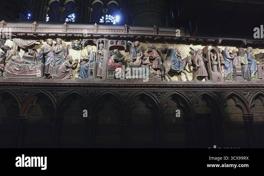 Detail medieval relief sculpture christ Stock Videos & Footage - HD and ...