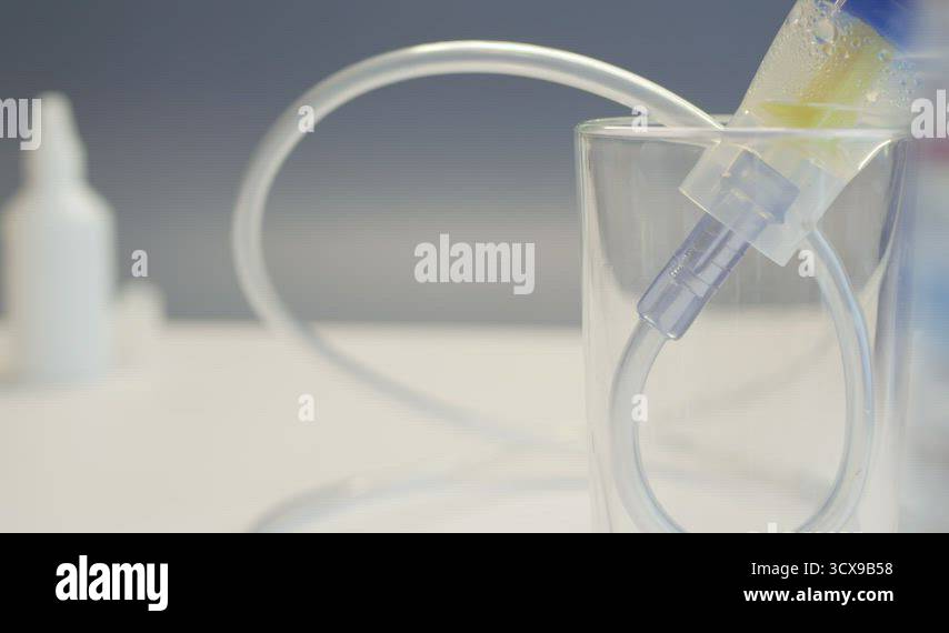 Oxygen mask of nebulizer, medical equipment for pneumonia, covid, sars ...