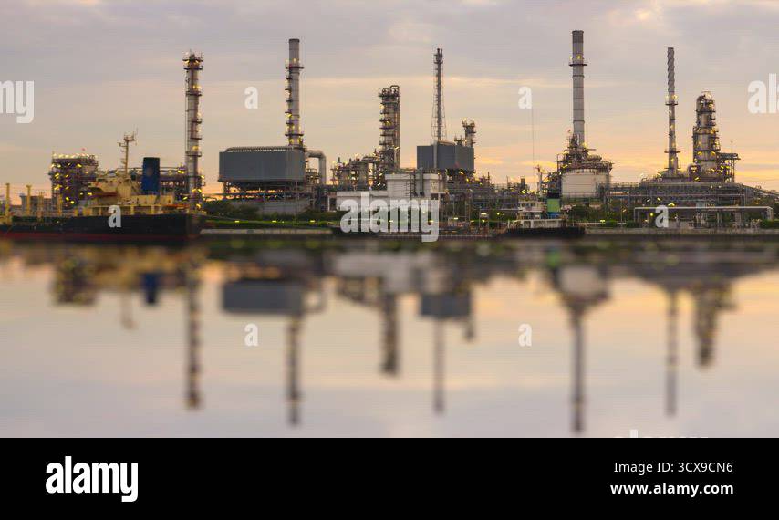 Oil refinery day and night Stock Videos & Footage - HD and 4K Video ...