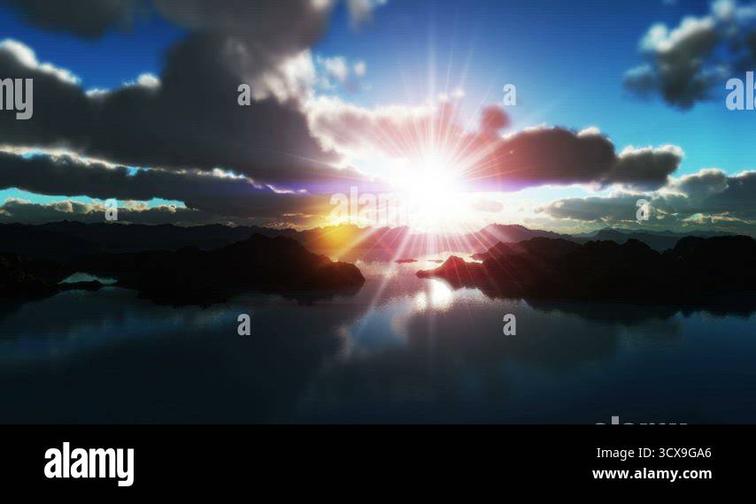 islands in sea 4k Stock Video Footage - Alamy