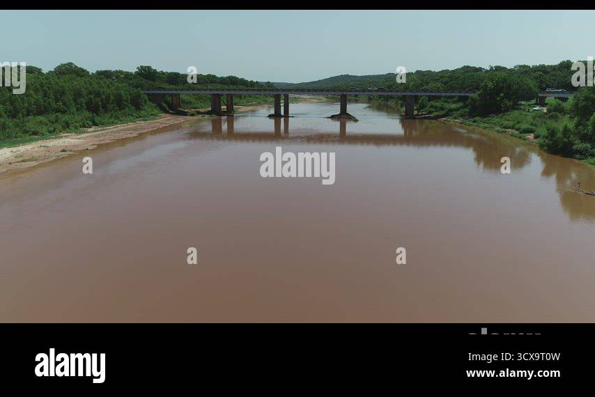 Drone flight over red river Stock Videos & Footage - HD and 4K Video ...