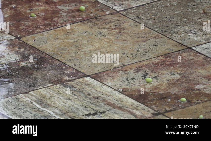 Marble and granite stone tiles floor mosaic Stock Videos & Footage - HD ...