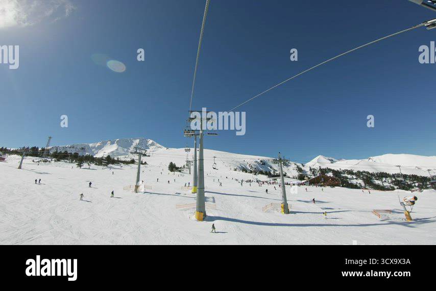 Snow covered ski slope skiers Stock Videos & Footage - HD and 4K Video ...