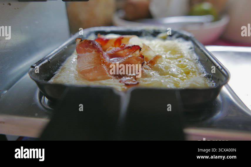 Raclette cheese bacon Stock Videos & Footage - HD and 4K Video Clips ...