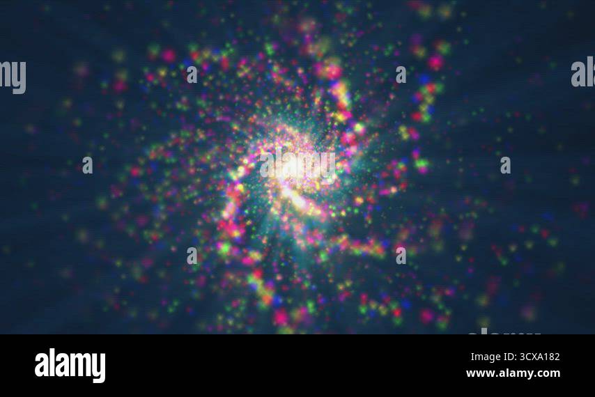 Spiral Galaxy In Deep Space 4k Stock Video Footage - Alamy