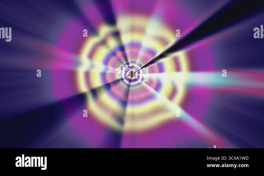 tunnel light ray motion 4k Stock Video Footage - Alamy