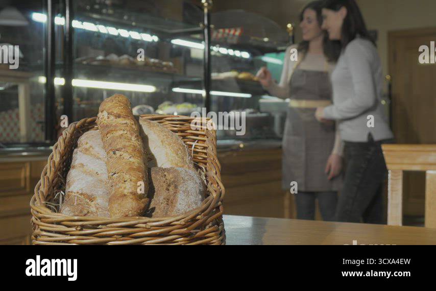 Selective focus bread basket Stock Videos & Footage - HD and 4K Video ...