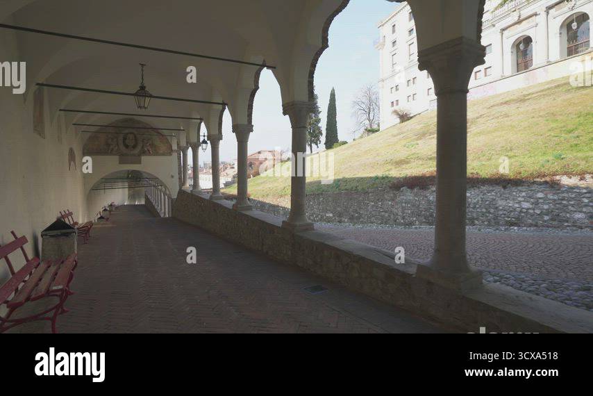 Portico in colonnade arcade Stock Videos & Footage - HD and 4K Video ...