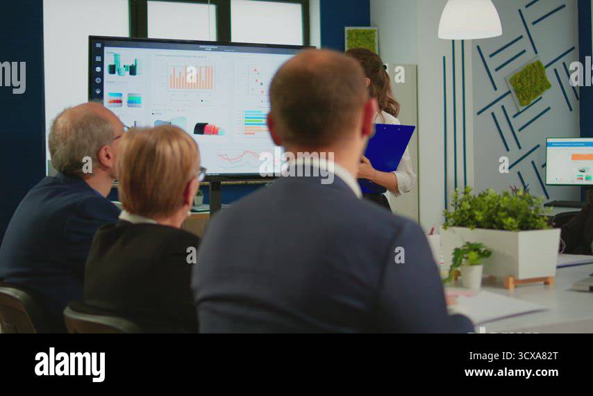 Executive director presenting company strategy Stock Videos & Footage ...