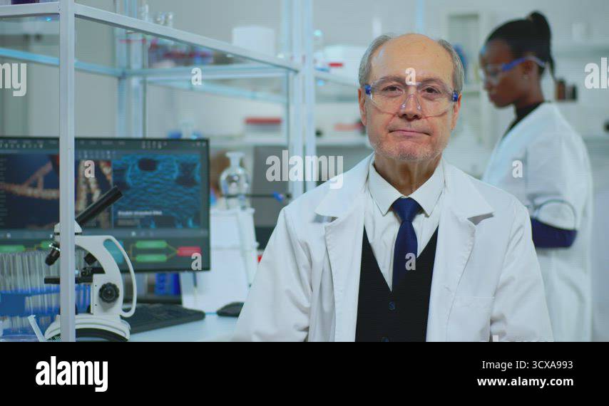 Portrait senior experienced scientist man Stock Videos & Footage - HD ...