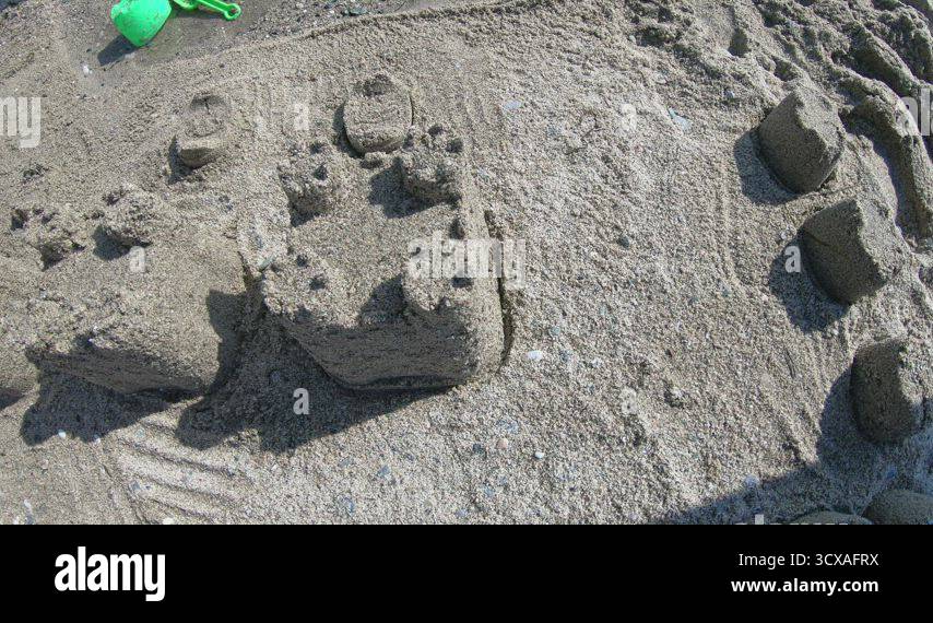 Tower from sand on beach Stock Videos & Footage - HD and 4K Video Clips ...