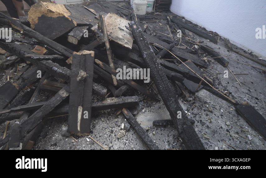 Completely destroyed wooden house Stock Videos & Footage - HD and 4K ...