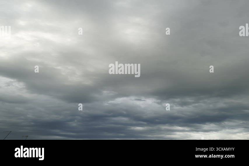 Dark sky, storm clouds, dramatic background of stormy weather ...