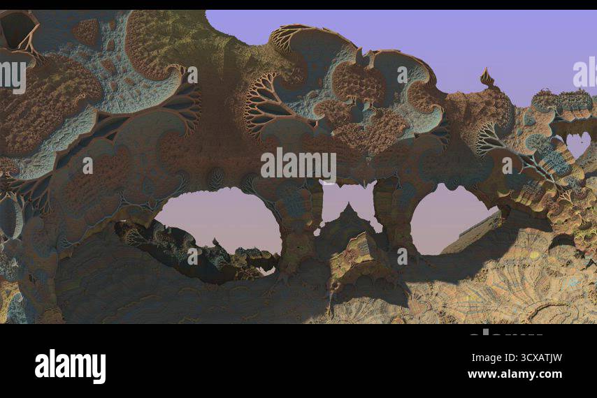 fractal landscape Stock Video Footage - Alamy