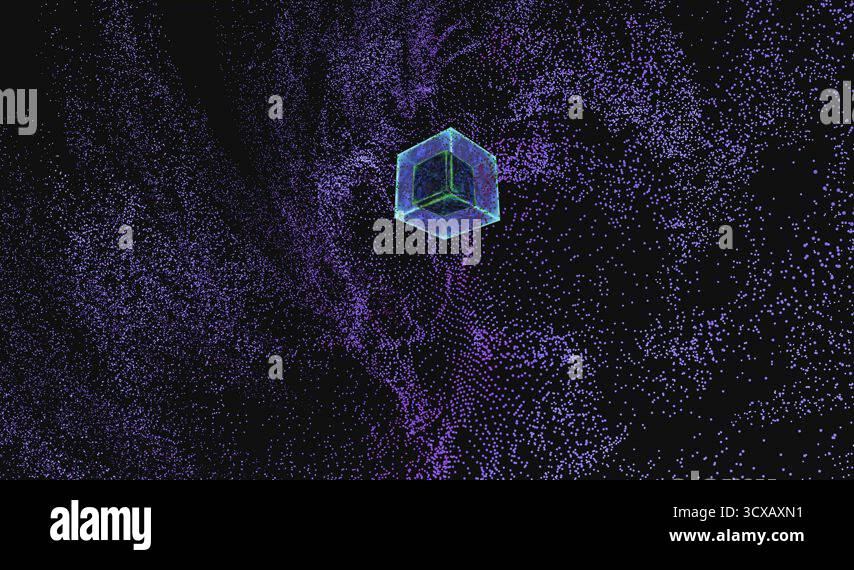 Quantum computer abstract cube purple Stock Videos & Footage - HD and ...