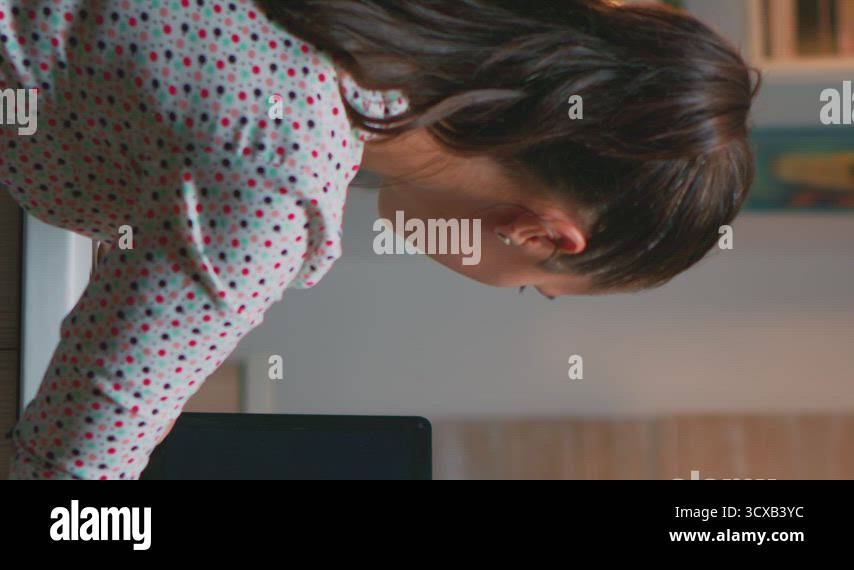 Vertical video Hacker finishing succesfully hacking company system ...