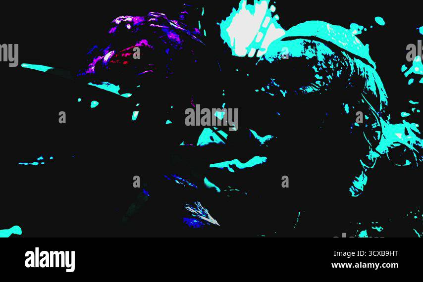 Horror Zombie With Effects, Mixed Media Of Two Cg Animation Stock Video ...