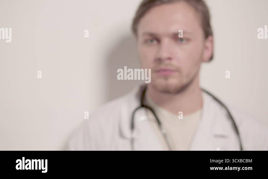 Portrait of vet in clinic Stock Video Footage - Alamy