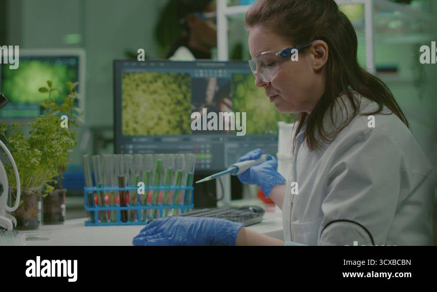 Scientist woman taking genetic Stock Videos & Footage - HD and 4K Video ...