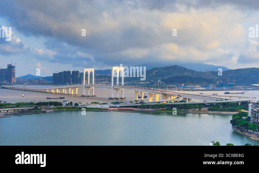 Macau bridge landmark cityscape china Stock Videos & Footage - HD and ...