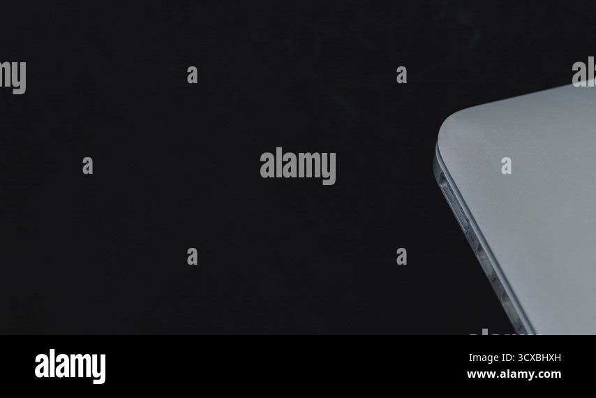 Kiev, Ukraine - April 5,2021: Close-up of magnetic charging connection ...