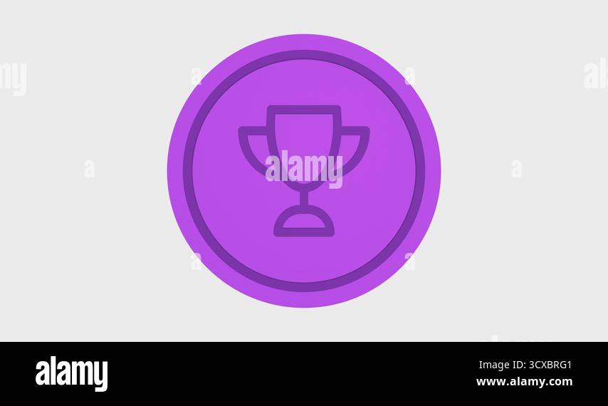 Winner cup 3d icon purple Stock Videos & Footage - HD and 4K Video ...