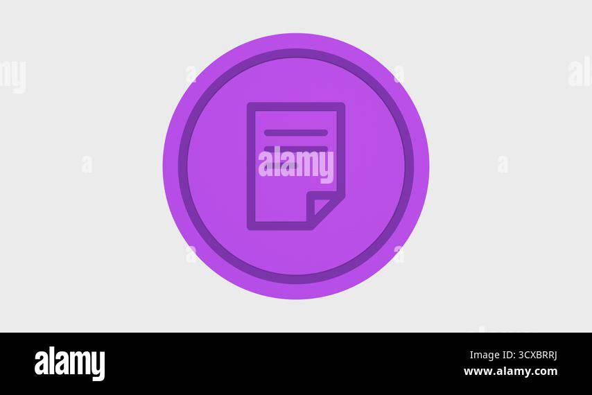 Document 3d icon purple color Stock Videos & Footage - HD and 4K Video ...
