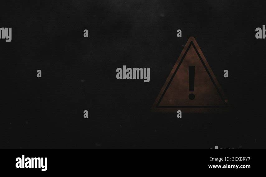 Rotating exclamation mark abstract background Stock Videos & Footage ...
