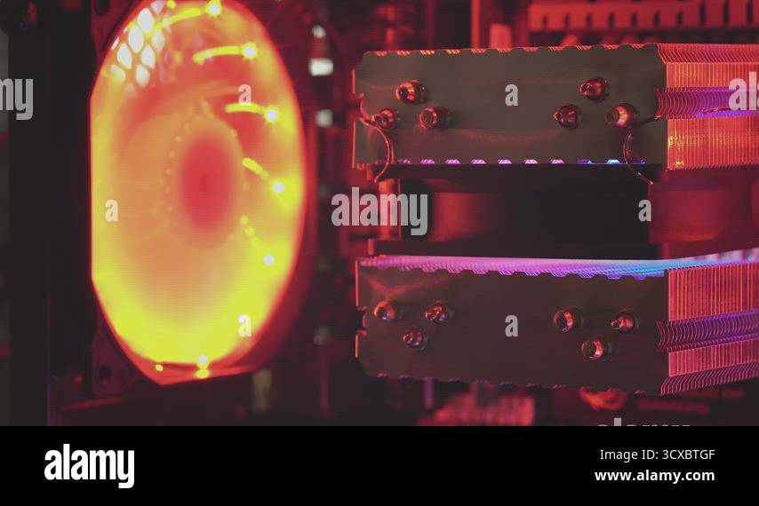 Gaming pc interior Stock Video Footage - Alamy