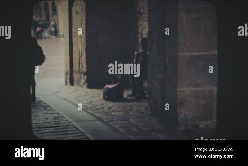 People walking around the streets of old Bergamo Stock Video Footage ...