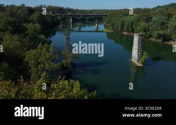 Explore breathtaking aerial views of the Potomac River in Shepherdstown ...