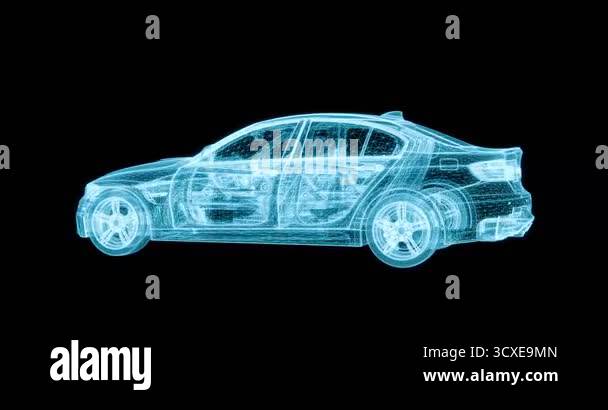 electric car hologram augmented reality Advance HUD control center ...
