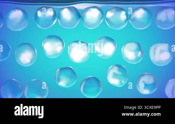 Animation Skin Cell Medical Background Cosmetics Beauty Skin Care ...