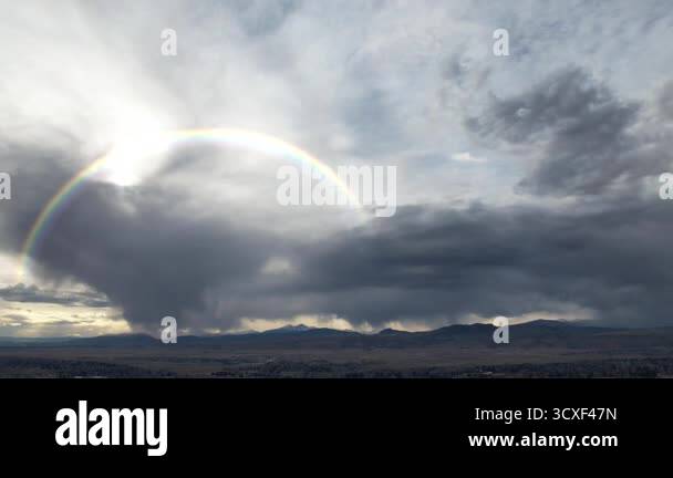 Sky dramatic rainbow Stock Videos & Footage - HD and 4K Video Clips - Alamy