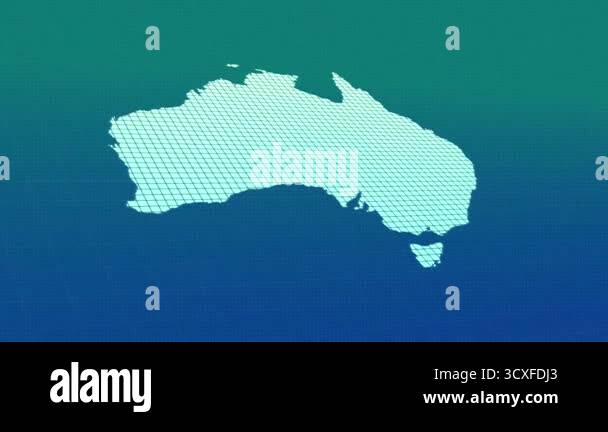 Australia map animation, Glowing neon Australia map animation ...